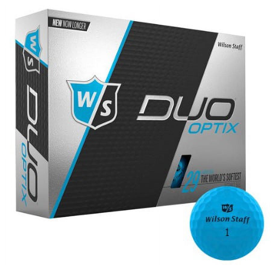 Wilson Staff Duo Soft Optix Golf Balls, Blue, 12 Pack - Walmart.com