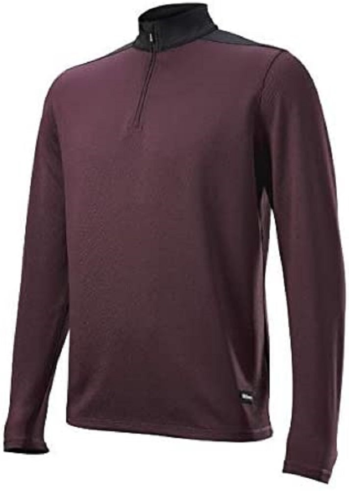 Wilson Staff Men's Signature Thermal Tech Pullover 1/2 Zip Shirt ...