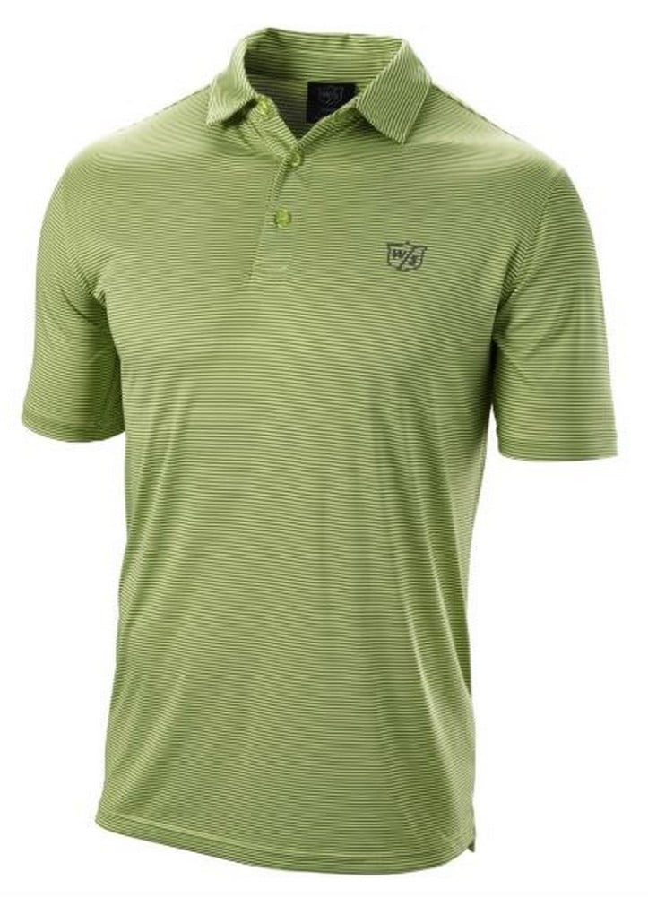 Wilson Staff Men's Stripe Polo Shirt Golf Top 2019 Pro Shop Golf Club ...