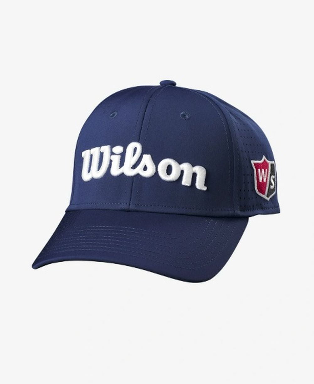 Wilson Staff Performance Mesh Golf Cap (Blue, Adjustable) Golf Hat NEW ...