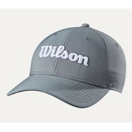 Wilson Men's Pro Tour Golf Hat Black and White - Walmart.com