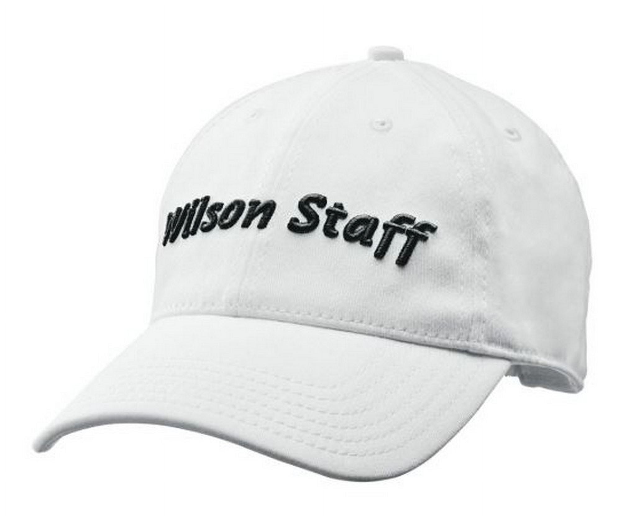Wilson Staff W/S Relaxed Fit Golf Baseball Cap Hat Adjustable WGH5900WH ...