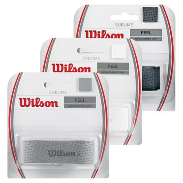 Wilson Micro-Dry + Comfort Tennis Racket Replacement Grip, Black ...