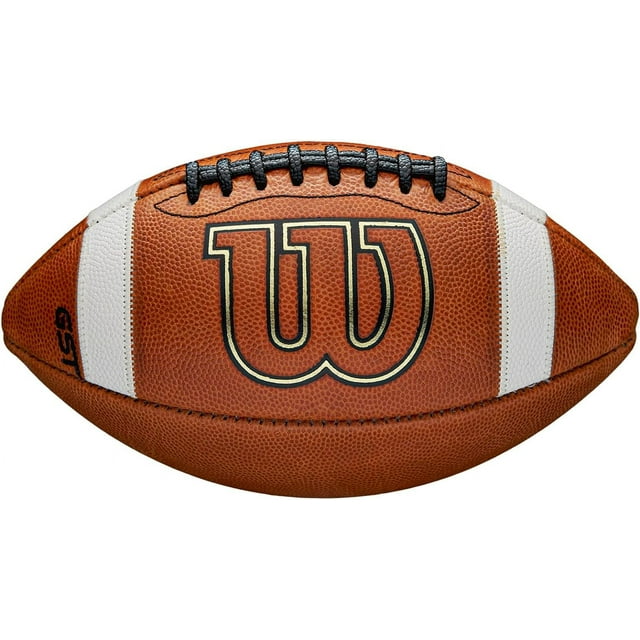 Wilson Composite Leather Youth Football (WTF1320B), Approved by AYF ...