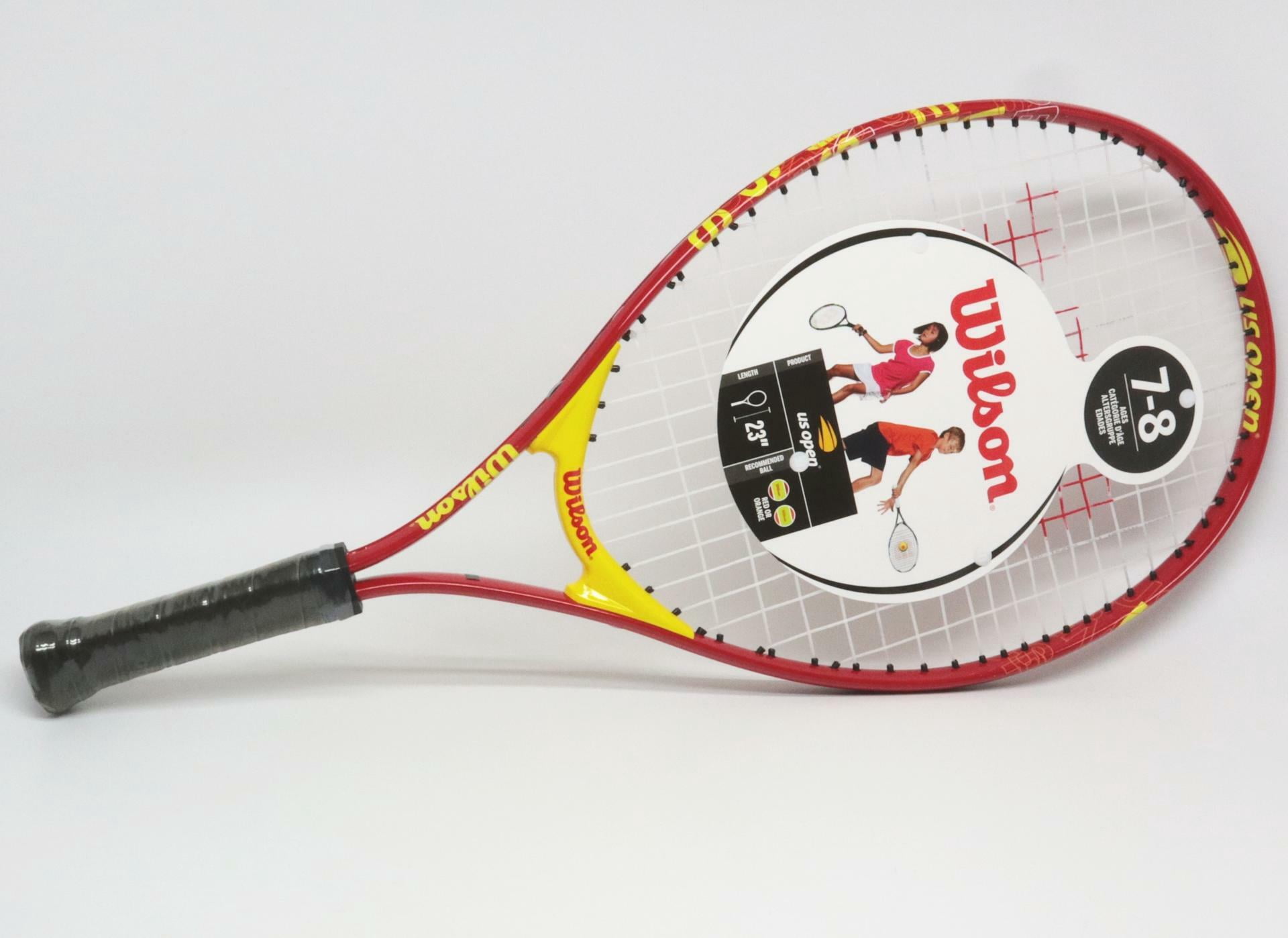 Wilson US Open USO JR 23" Tennis Racquet for Ages 7-8 - Red - Walmart.com