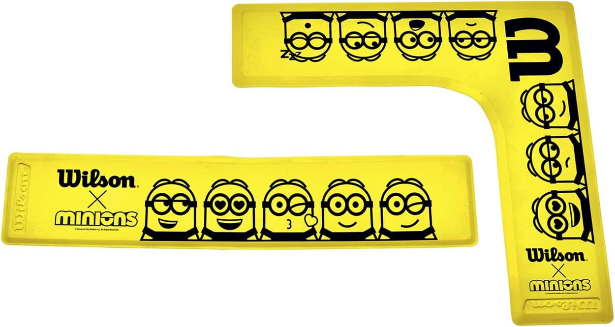 Wilson - WR8414101001 - MINIONS Court Lines - Yellow - Walmart.com