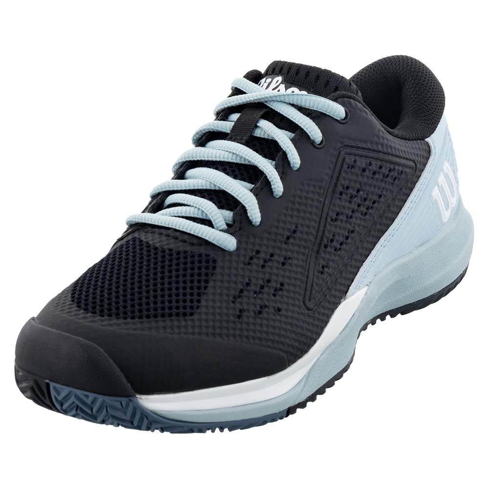 Wilson Women's Rush Pro Ace Wide Tennis Shoes in Black and Sterling ...