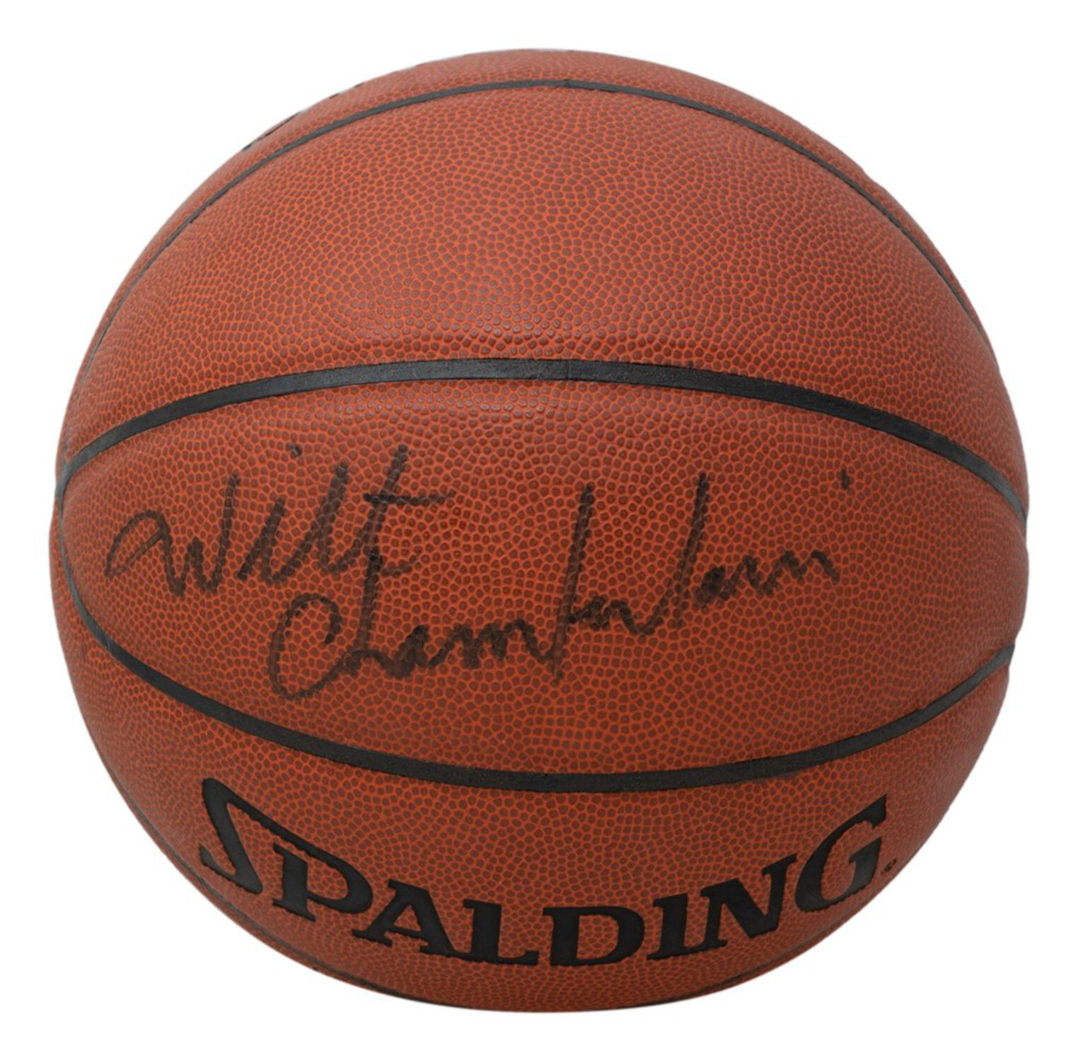 Wilt Chamberlain Los Angeles Lakers Signed Spalding Basketball PSA LOA - Walmart.com