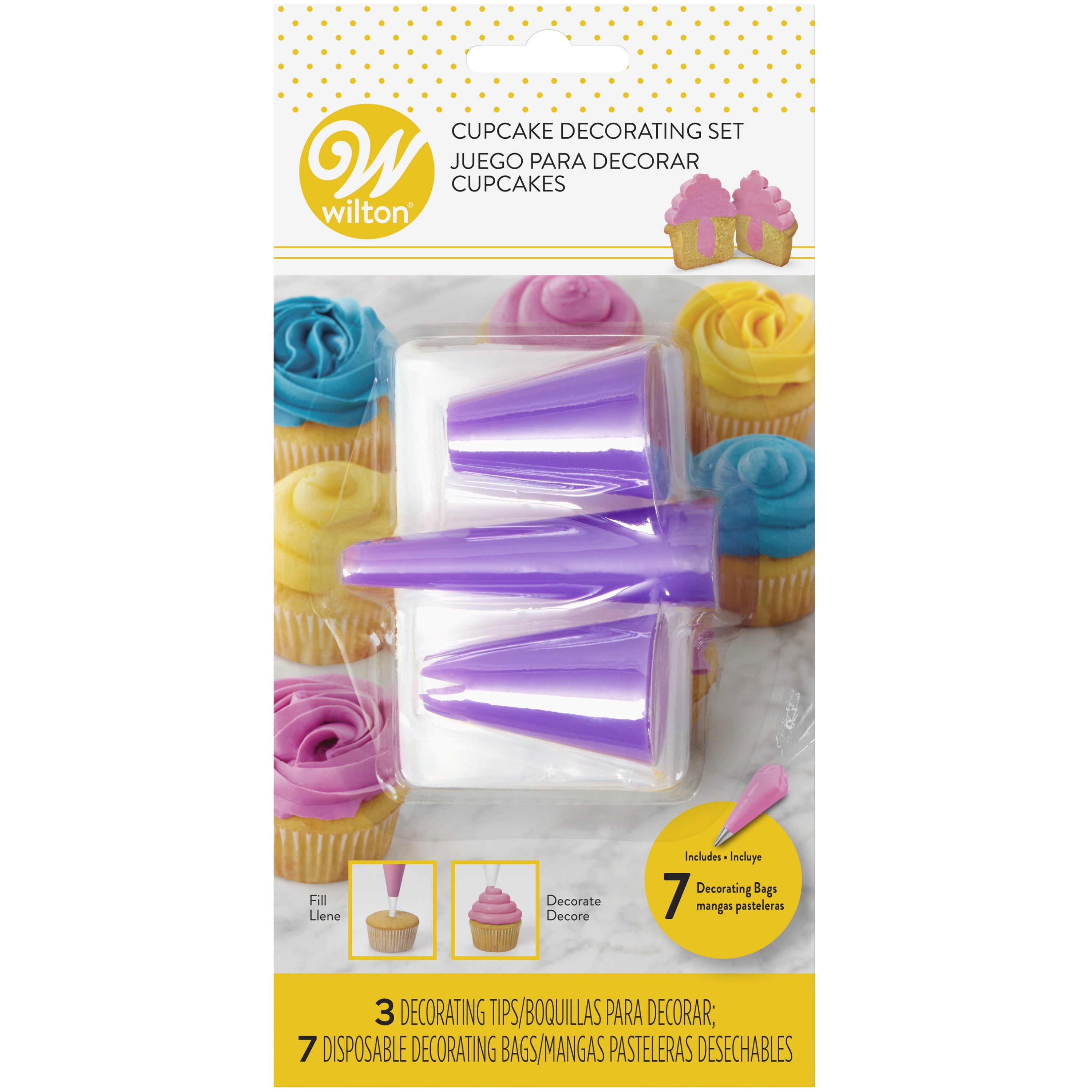 Wilton Cupcake Decorating Set, 10-Piece - Walmart.com