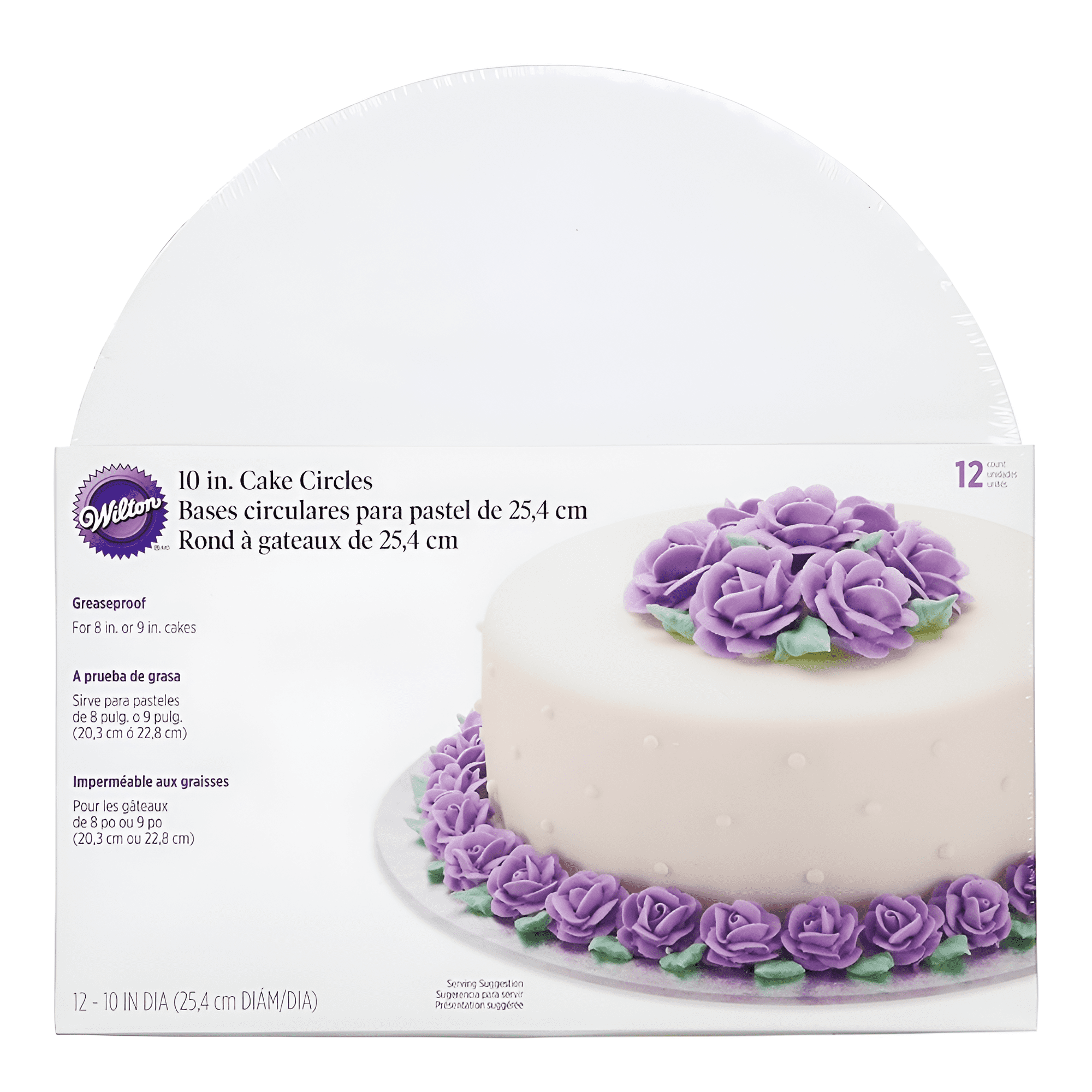 Wilton 10" Round Cake Board 12 Pack - Walmart.com