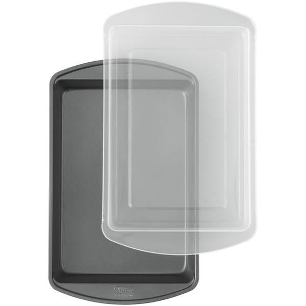 Wilton 13 x 9 Perfect Results Premium Non-Stick Oblong Pan with Cover ...