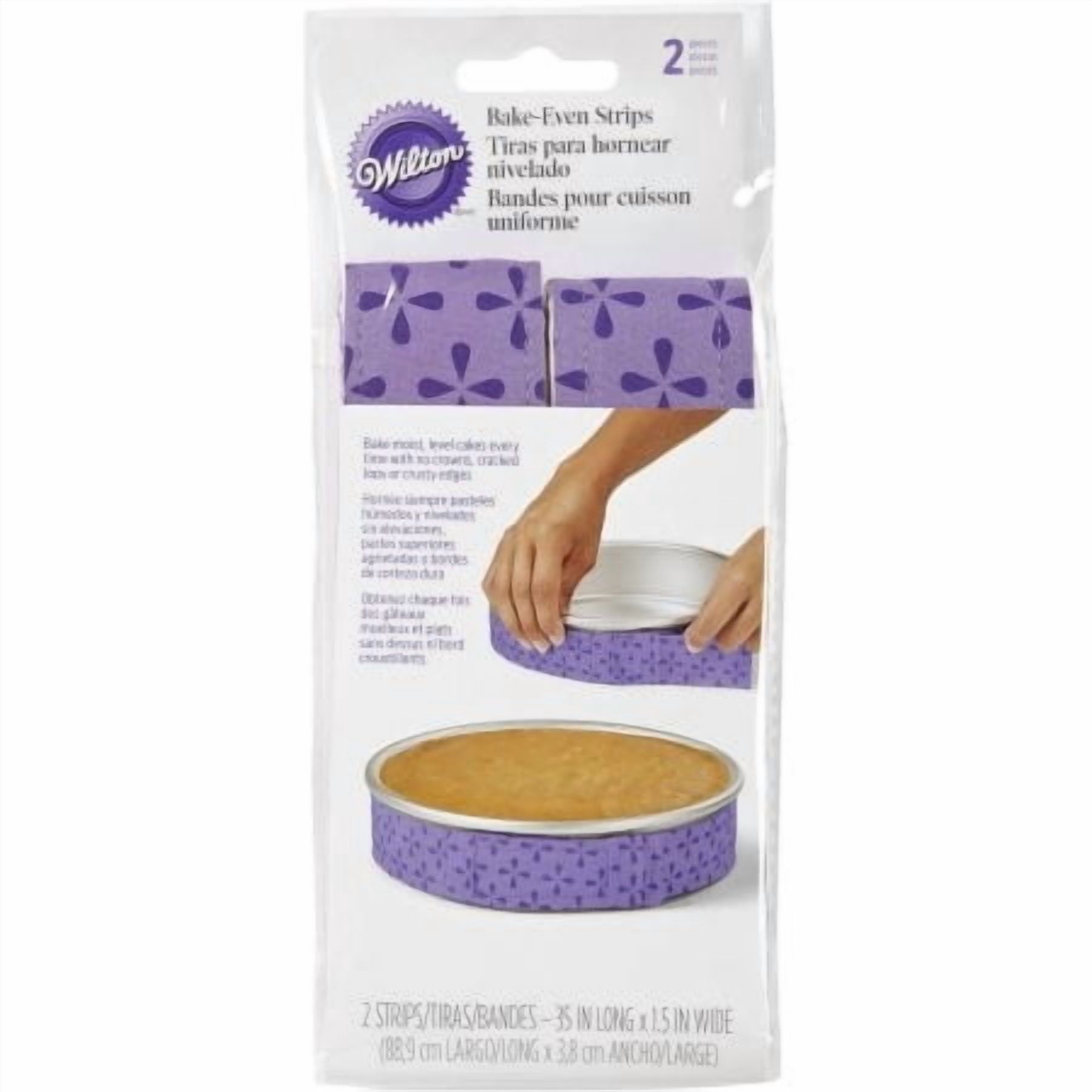 Wilton 2 Pc. Bake-Even Strip Set - Walmart.com