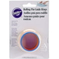 Wilton 20" Fondant & Gum Paste Rolling Pin, Guide with Rings 3 ct. 1907 ...