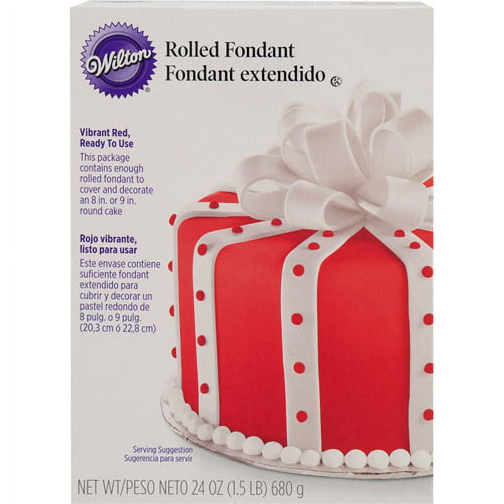 Wilton 24-Ounce Red Rolled Fondant - Walmart.com