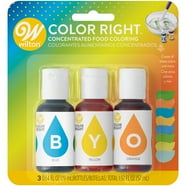 Wilton Neon Food Coloring Gel Icing Color Set, 4-Count - Walmart.com