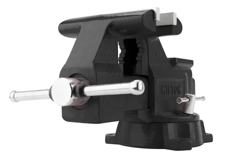 Wilton 6 1/2" Black Industrial Utility Bench Vise - Walmart.com