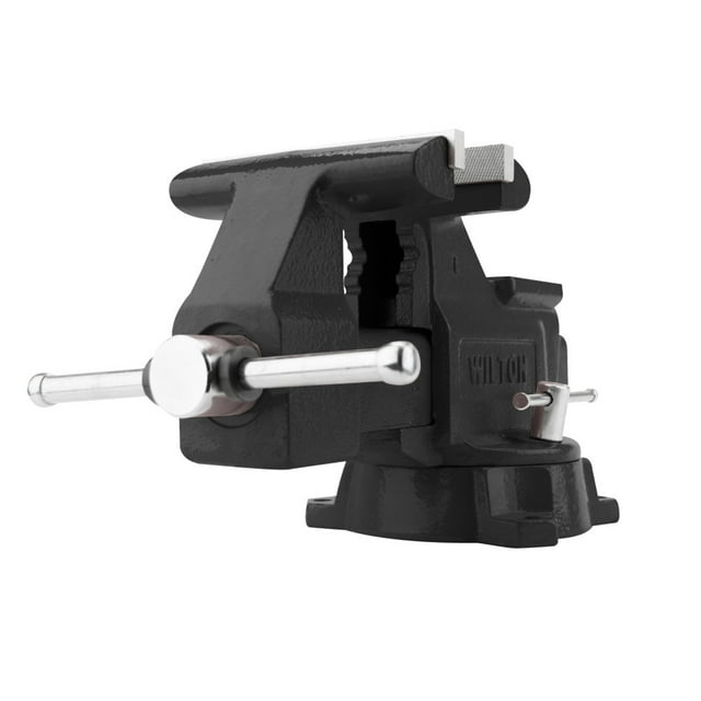 Wilton 6 1/2" Black Industrial Utility Bench Vise - Walmart.com