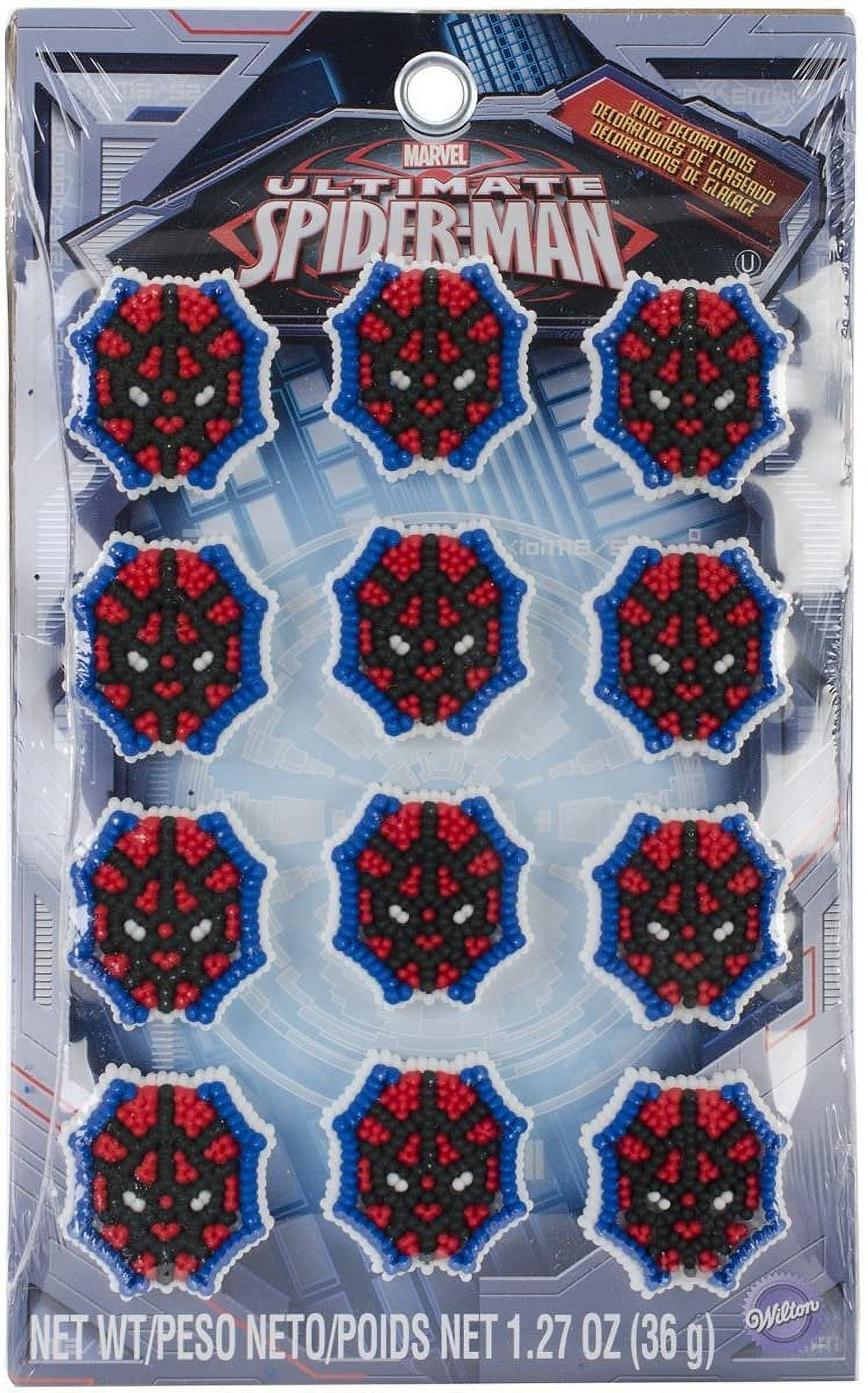 Icing Decorations 12/Pkg-Spider-Man(D0102HHCT02.) - Walmart.com