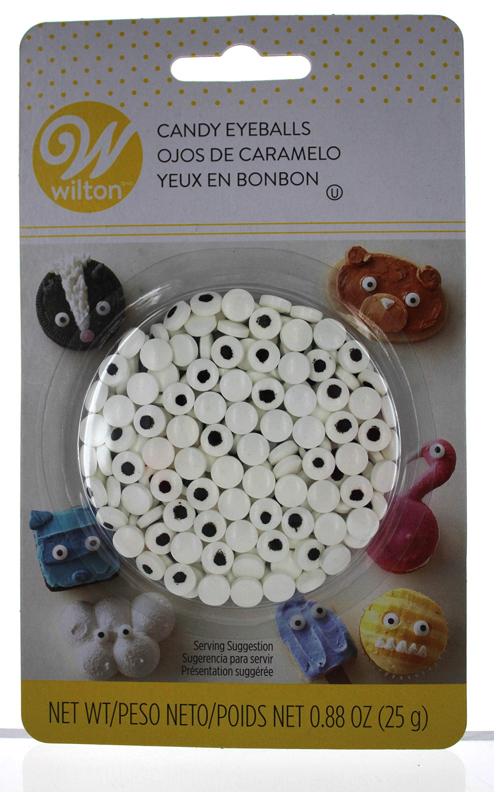 Wilton 710-7236 Mini Candy Eyeballs, 24 Count - Walmart.com