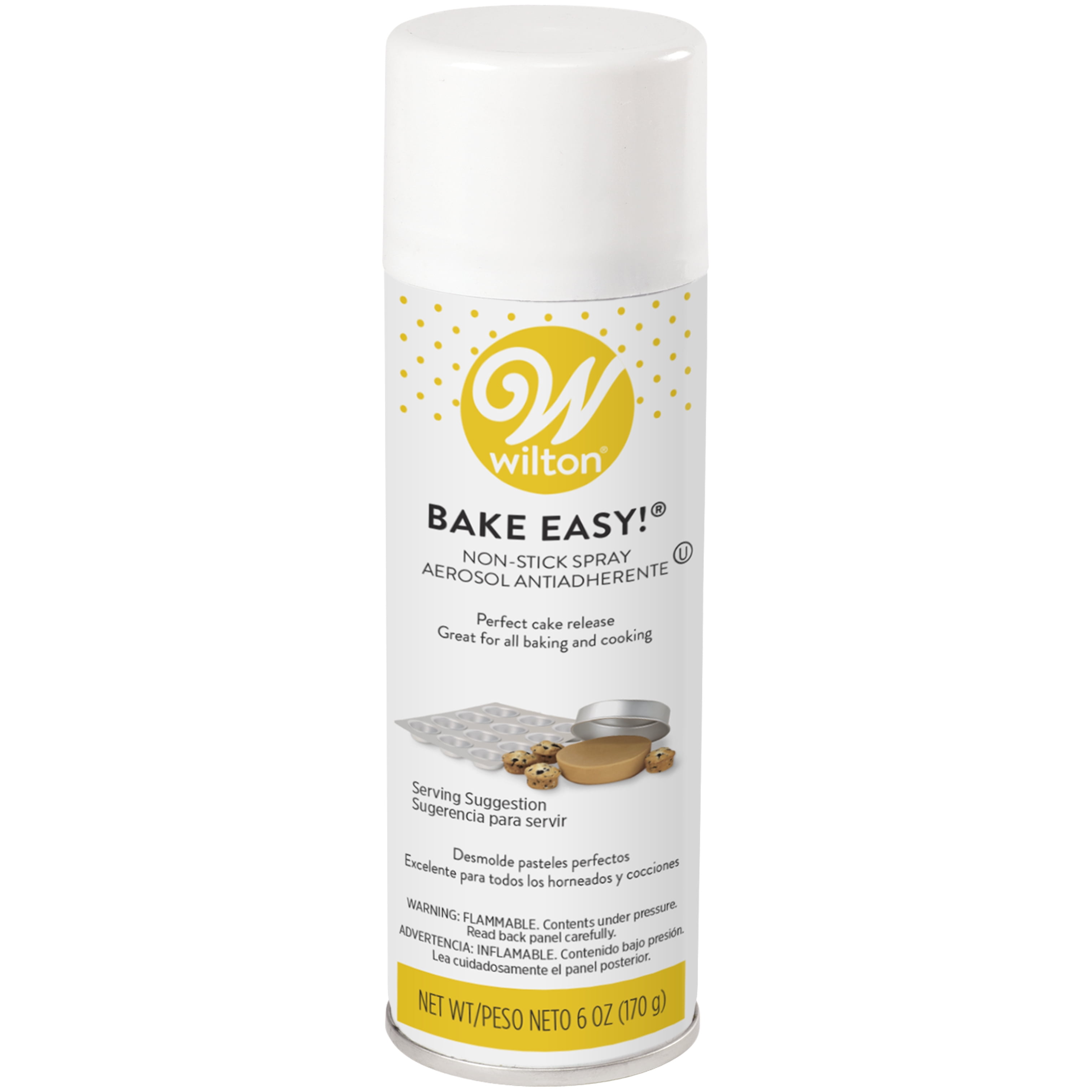 Wilton Bake-Easy Non-Stick Spray, 6 oz. - Walmart.com