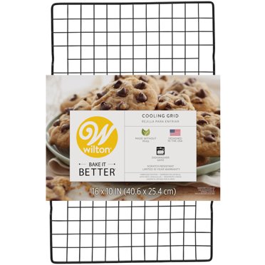 (4 pack) Wilton Bake It Better Rectangular Cooling Grid Rack Checkered ...