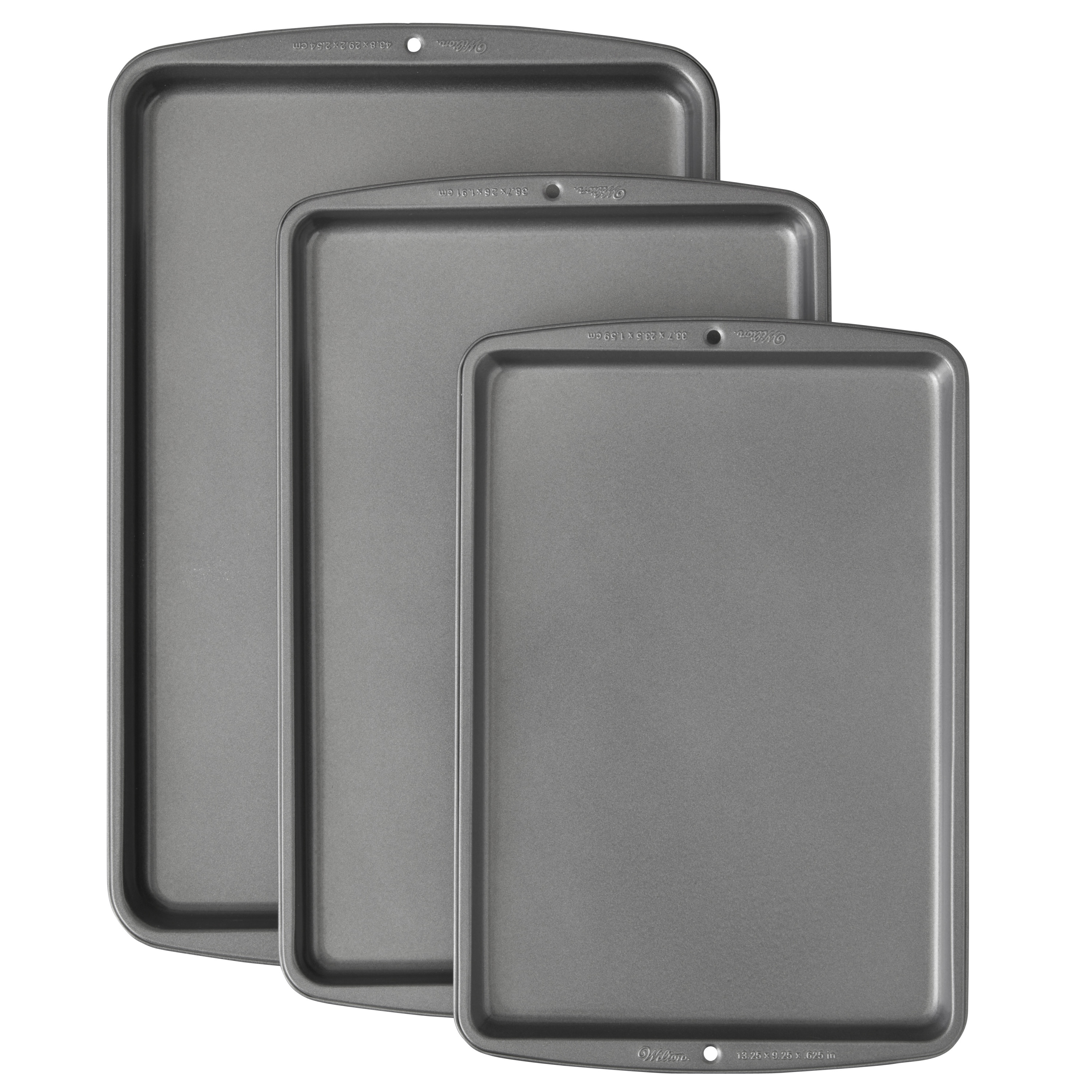 Wilton Texturra Performance Non-Stick Bakeware Cookie Pan Set, 2-Piece ...