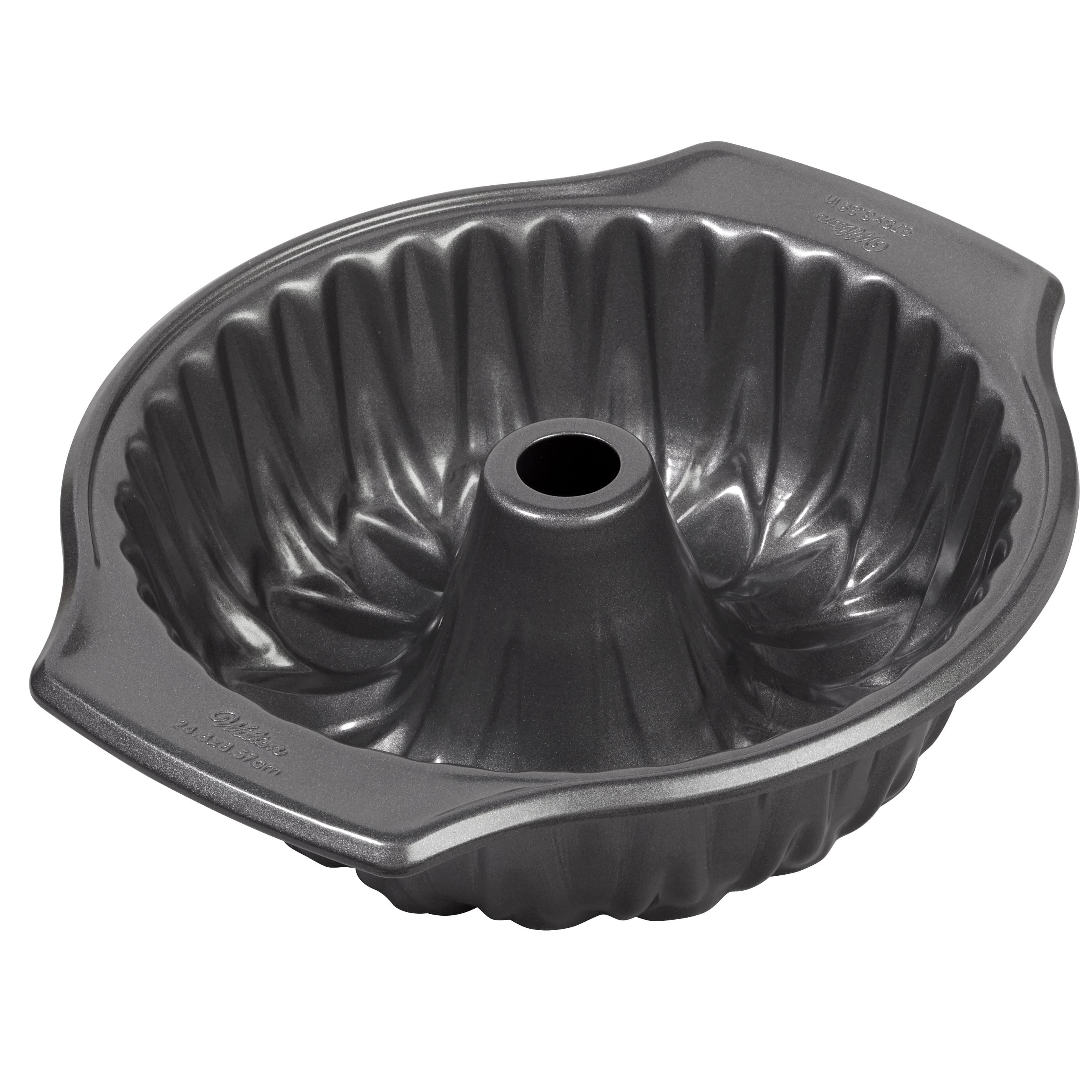Wilton Round Bakeware: 9.75-inch Non-Stick Steel Flower Fluted Tube ...