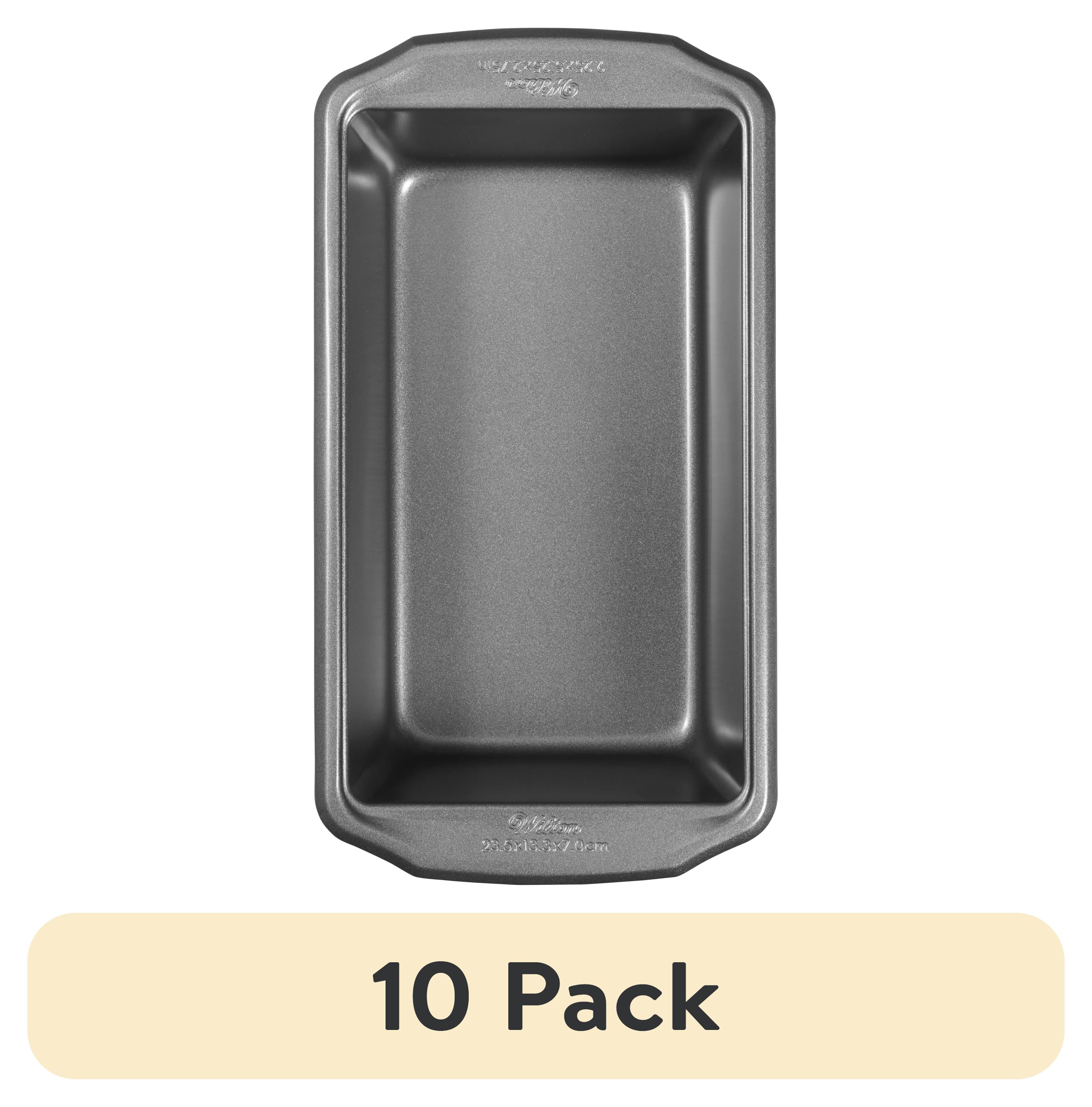 (10 pack) Wilton Bake It Better Non-Stick Baking Bread Loaf Pan 9x5 ...