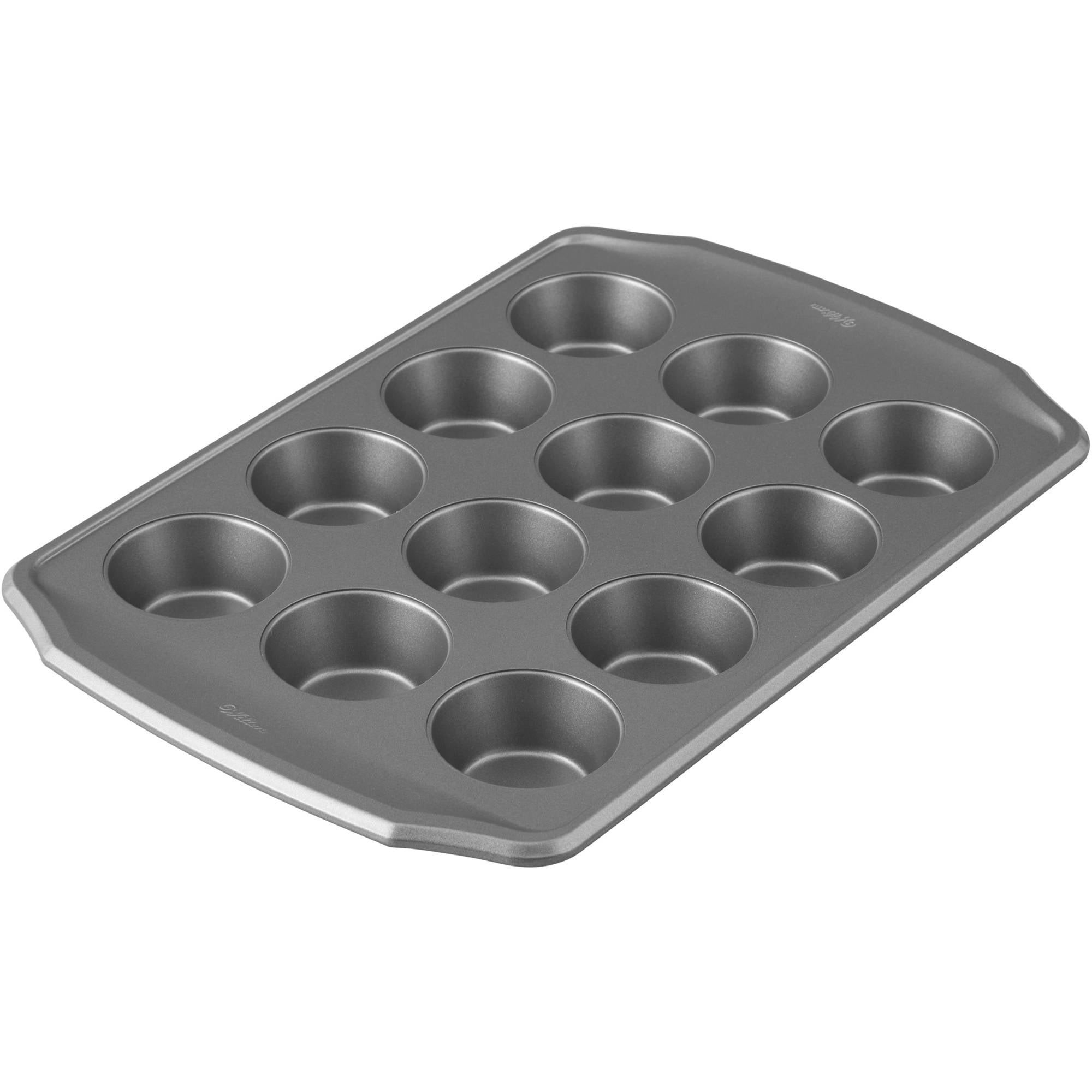 Wilton 12 Cup Muffin Pan - Non Stick Bakeware - Walmart.com