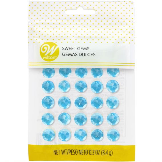Wilton Blue Sweet Isomalt Sugar Gems, 30-Count Jewels - Walmart ...