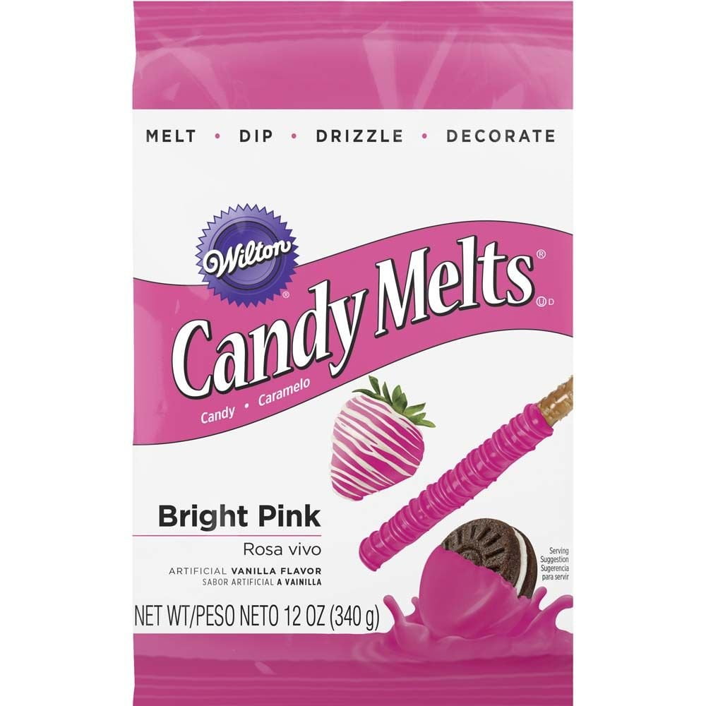 Wilton Bright Pink Candy MeltsÂ® Candy, 12 oz. - Walmart.com