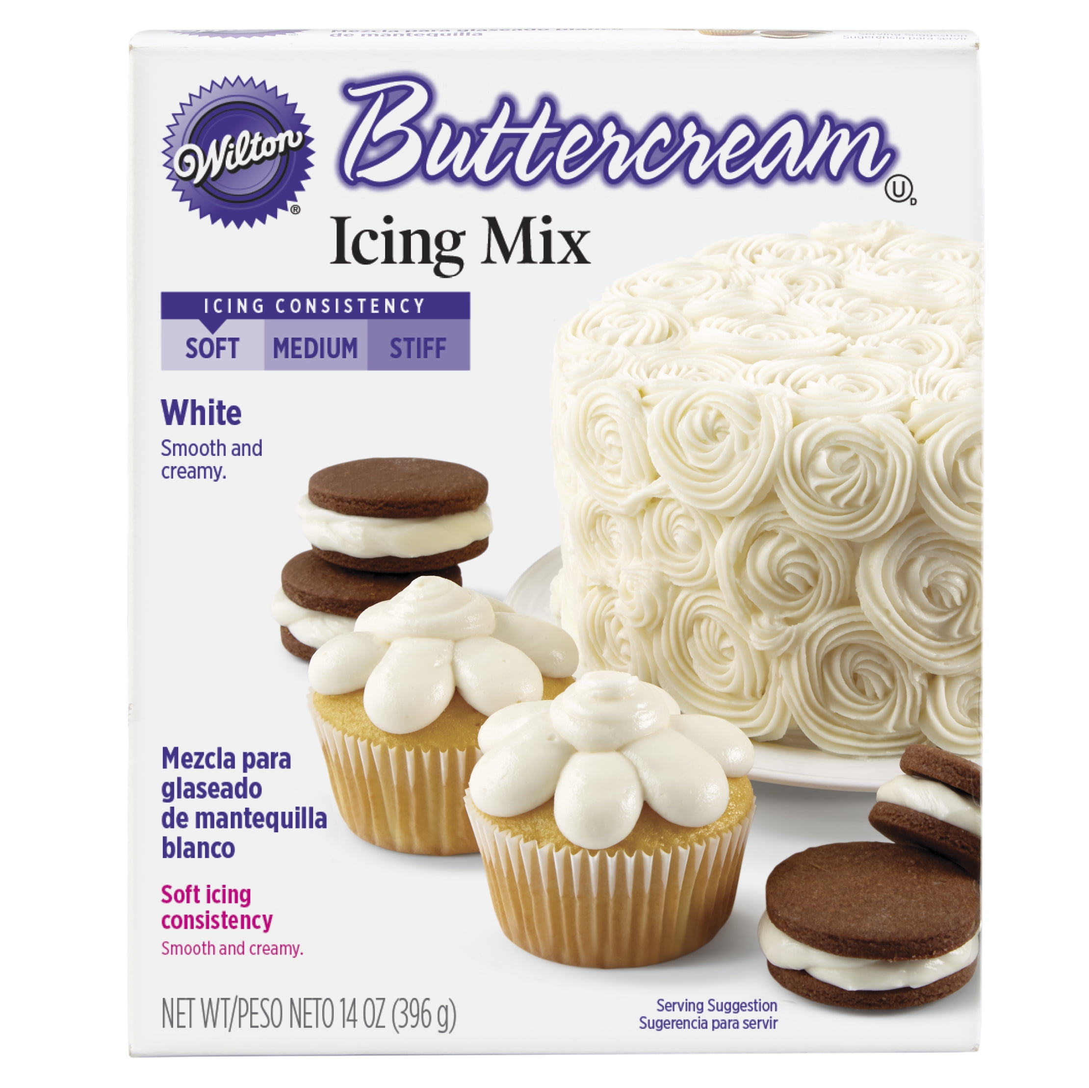 Wilton Buttercream Icing Mix, 14 oz., Versatile Color - Walmart.com