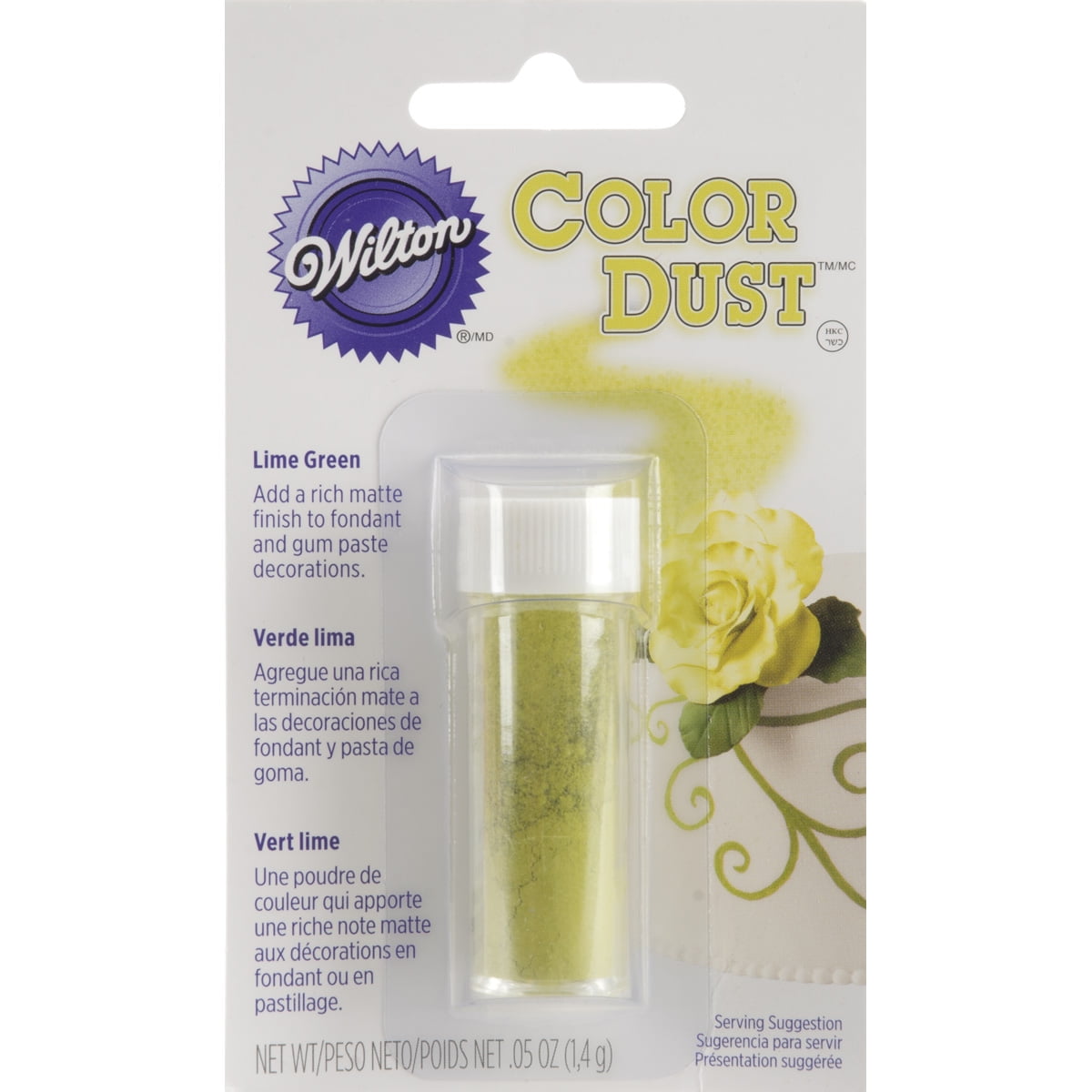 Wilton Color Dust, Lime Green 3g 703-110 - Walmart.com