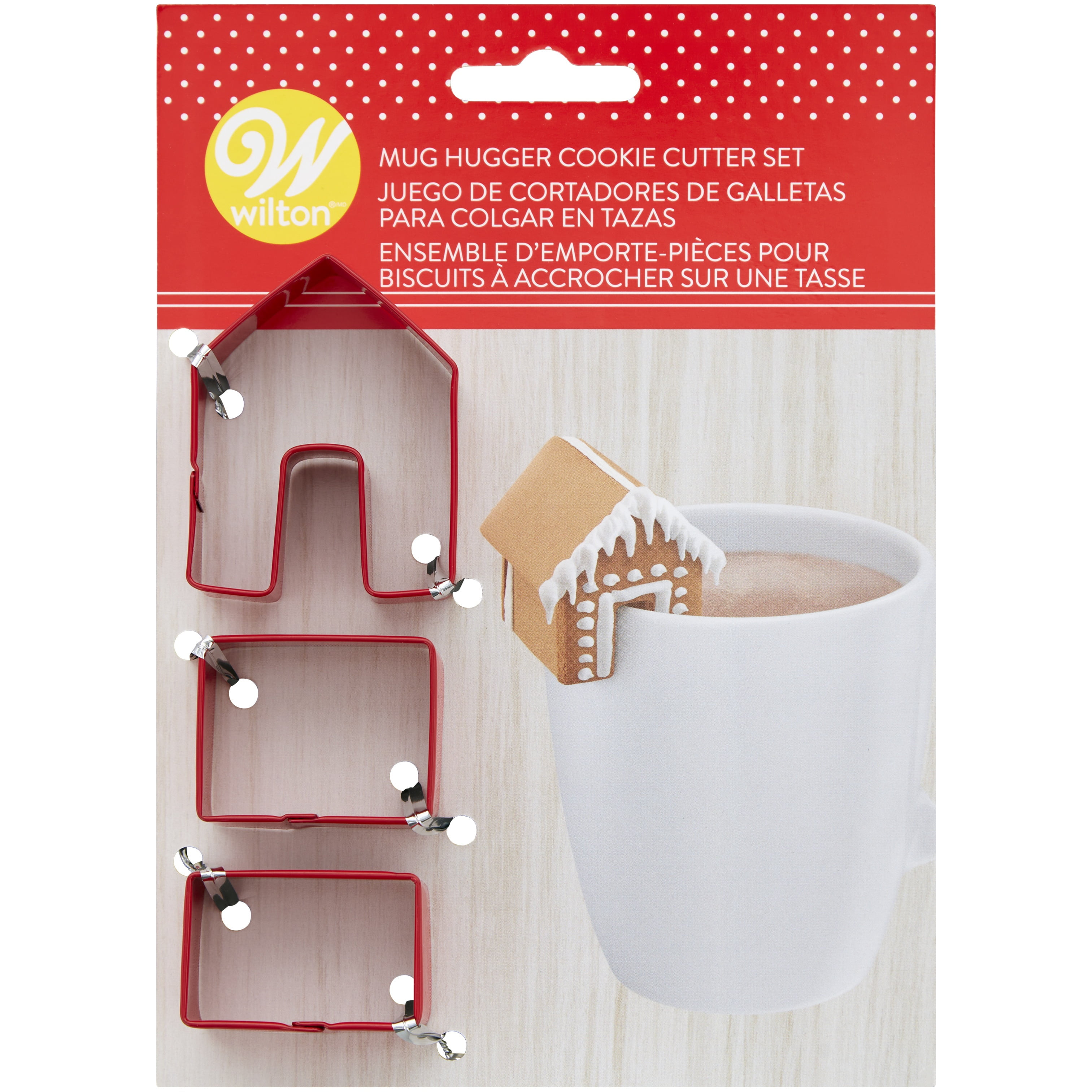 Wilton Cookie Cutter Set 3/Pkg-Mini House Mug Hugger - Walmart.com