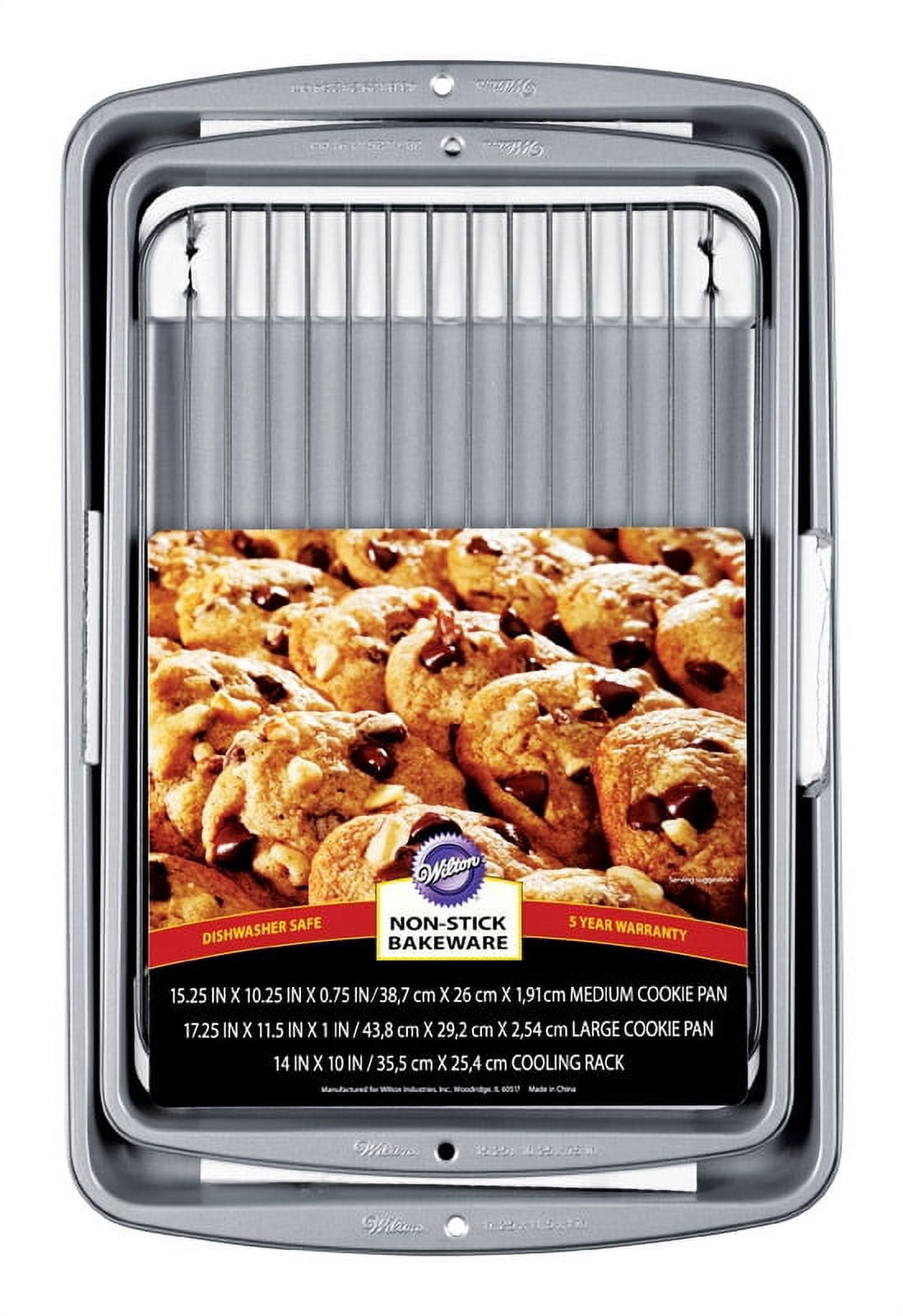 Wilton Cookie Sheets/Cooling Rack Silver - Walmart.com