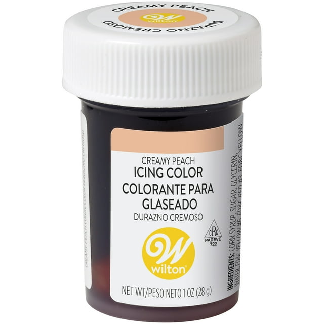 Wilton Creamy Peach Gel Food Coloring, 1 oz. - Walmart.com