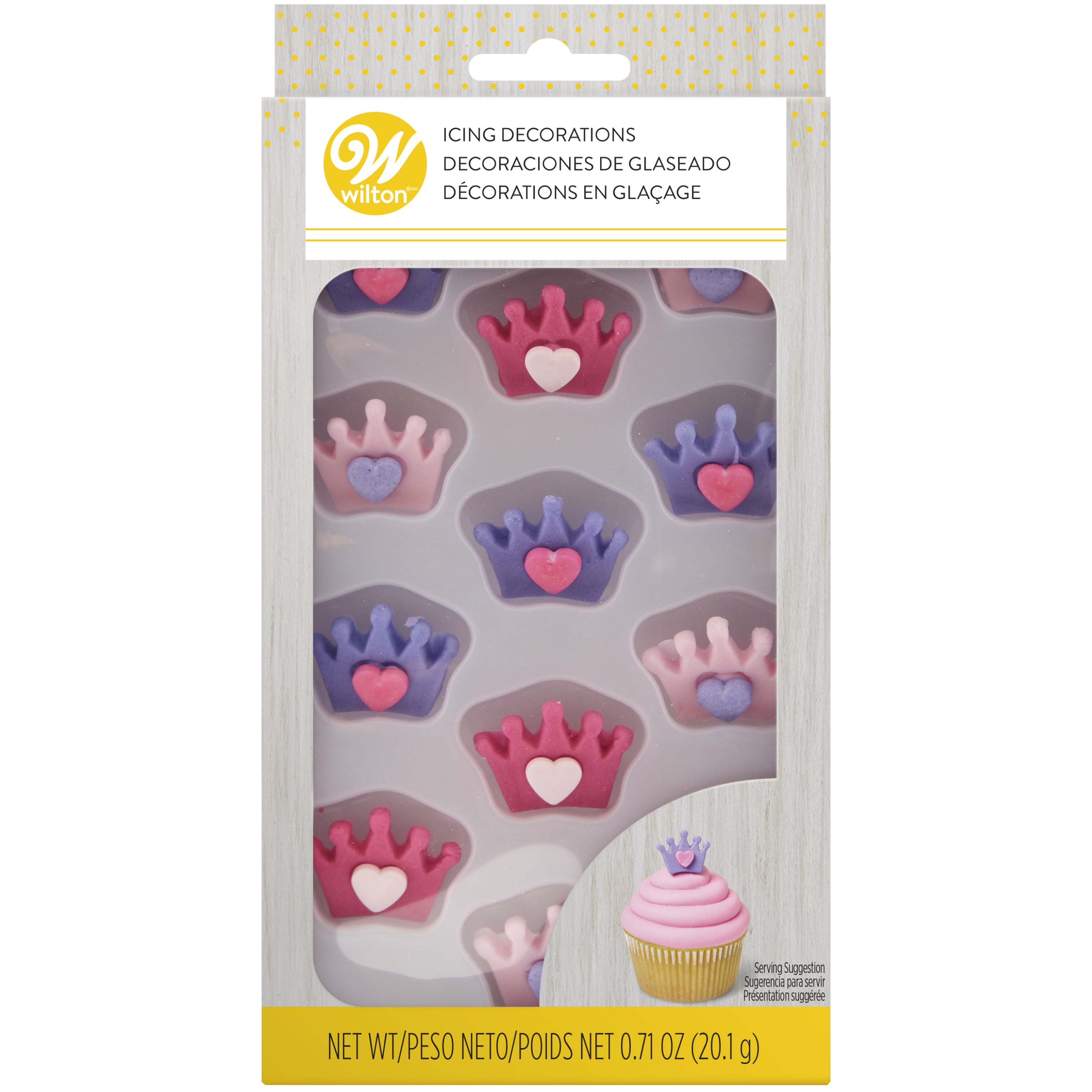 Wilton Crown Icing Decorations, 12-Count - Walmart.com