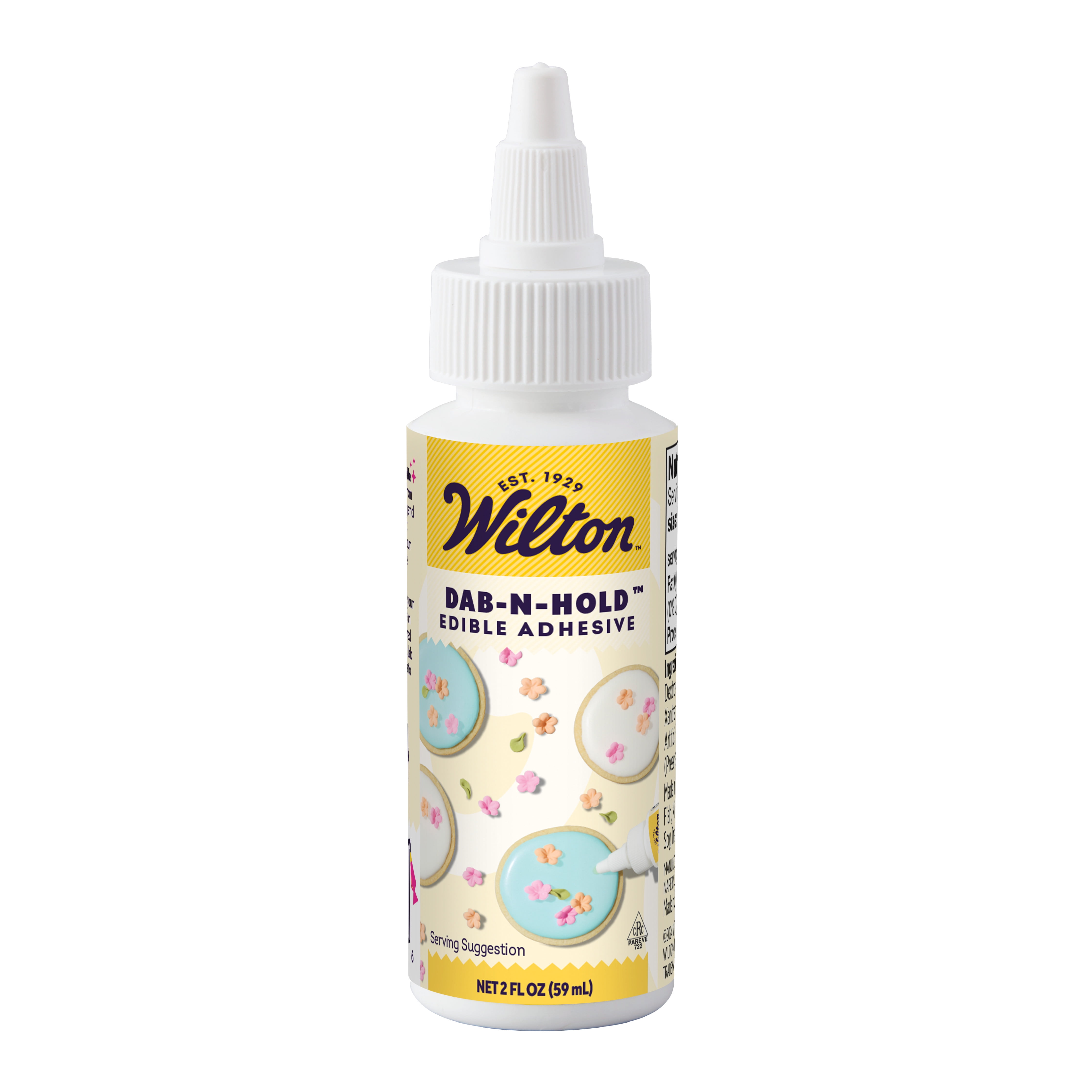 Wilton Dab-N-Hold Edible Adhesive for Cake Decorating Clear 2 fl. oz ...