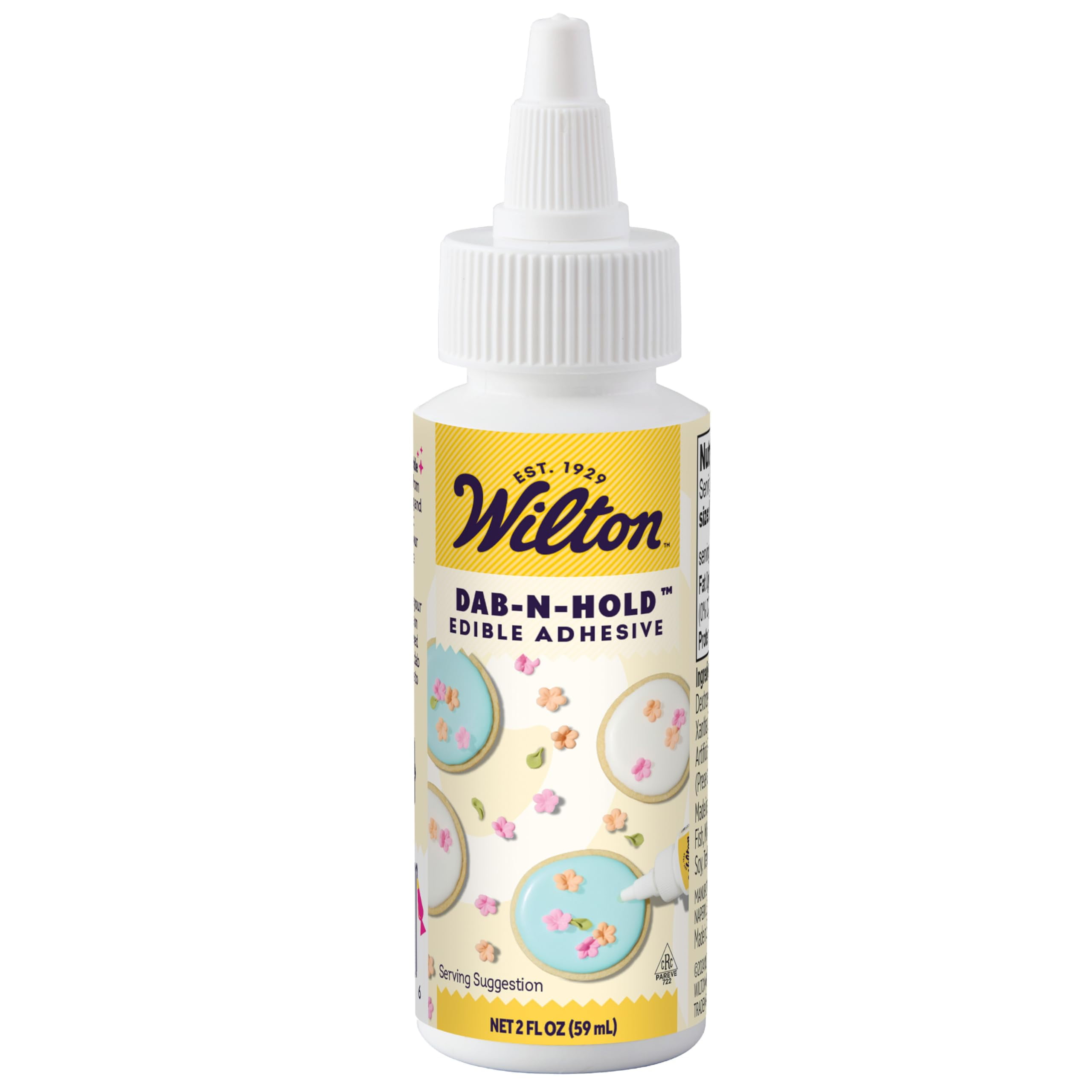 Wilton Dab-N-Hold Edible Adhesive, IEF31 Strong Food-Safe Glue for Cake ...