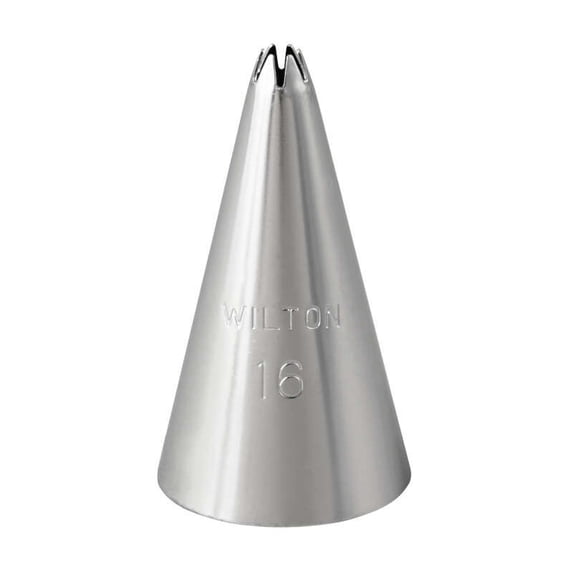 Wilton, Decorating Tip-#16 Star, #16, Cake Icing Piping Tip - Walmart.com
