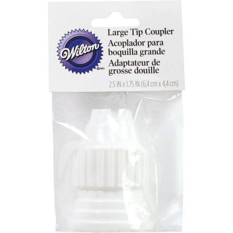 Wilton Large Decorating Tip Coupler for Cake Icing, Plastic Piping ...