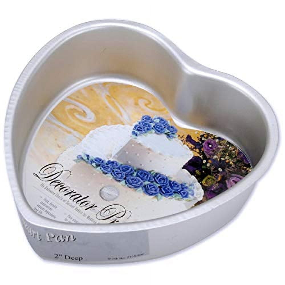 Wilton Heart Shaped Decorator Preferred Aluminum Cake Pan 6 X 2 Inch ...