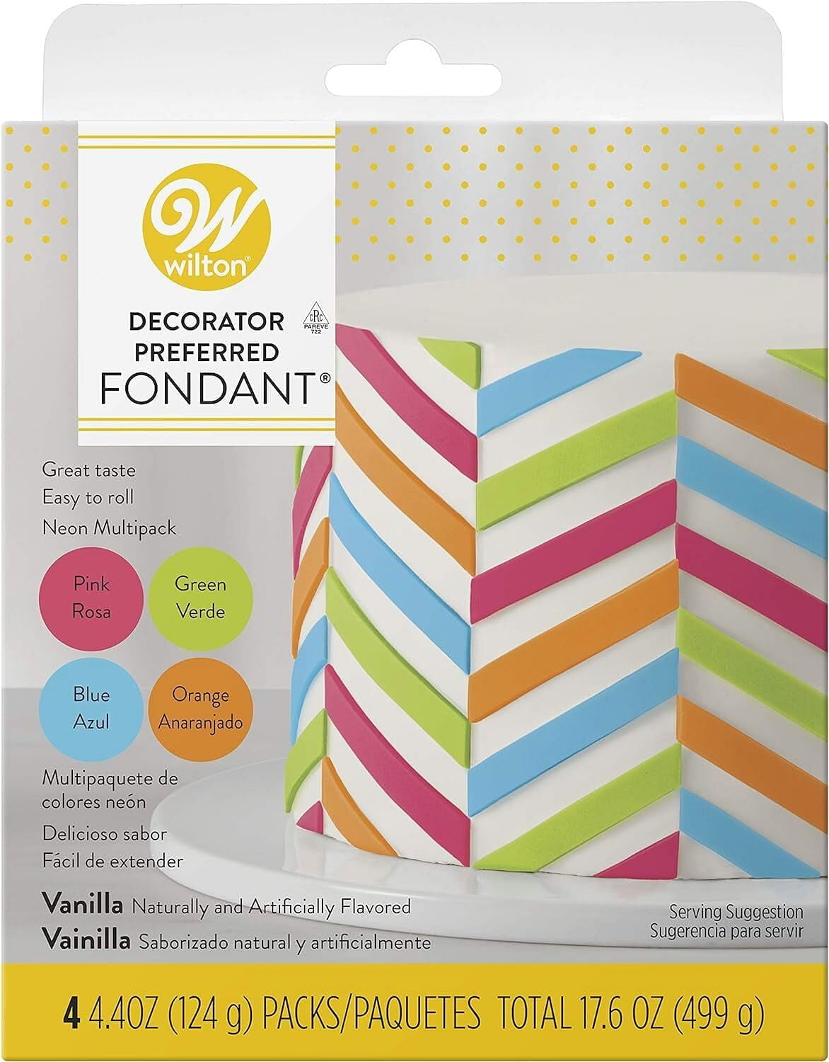 Wilton Decorator Preferred Neon DEF29 Fondant - Add Colored Details to ...
