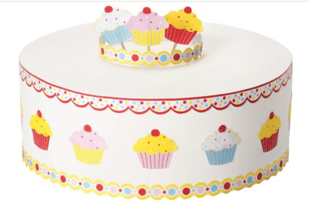 Wilton Edible Sugar Sheet Birthday Cupcake Edible Stickers 20 Ct ...