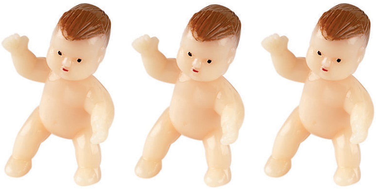 Wilton Favor Accents, Newborn Baby Figurines, White - Walmart.com