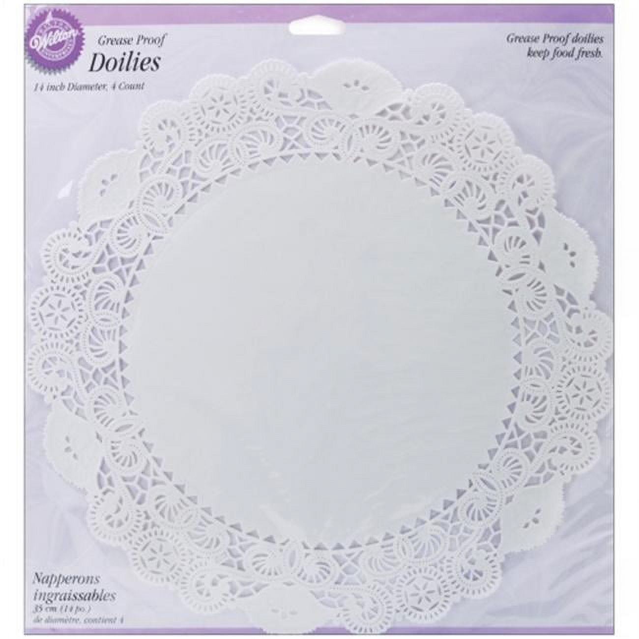 Wilton 14" Round White 4/Pkg - Walmart.com