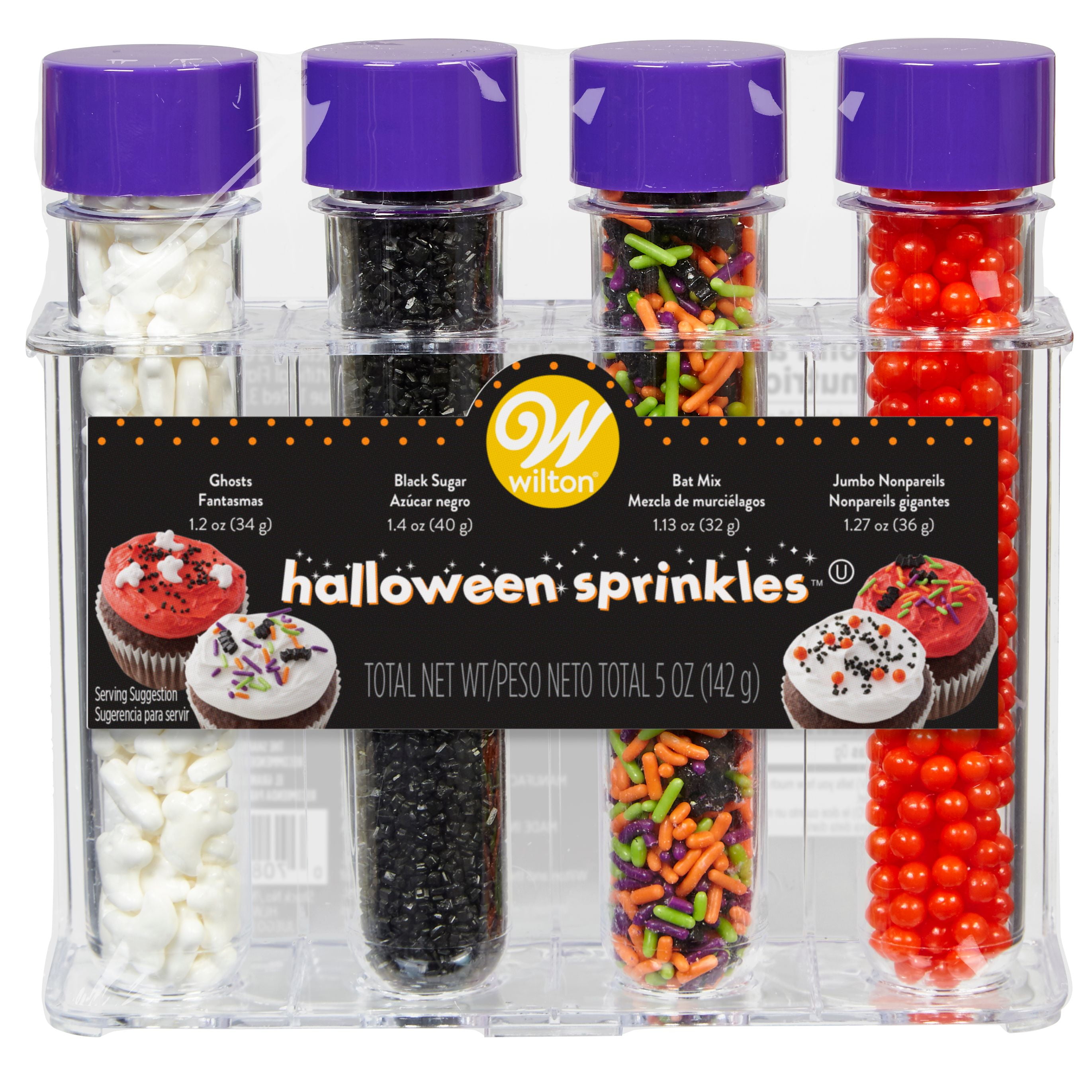 Wilton Halloween Sprinkles Test Tube Set, 5 oz. - Walmart.com