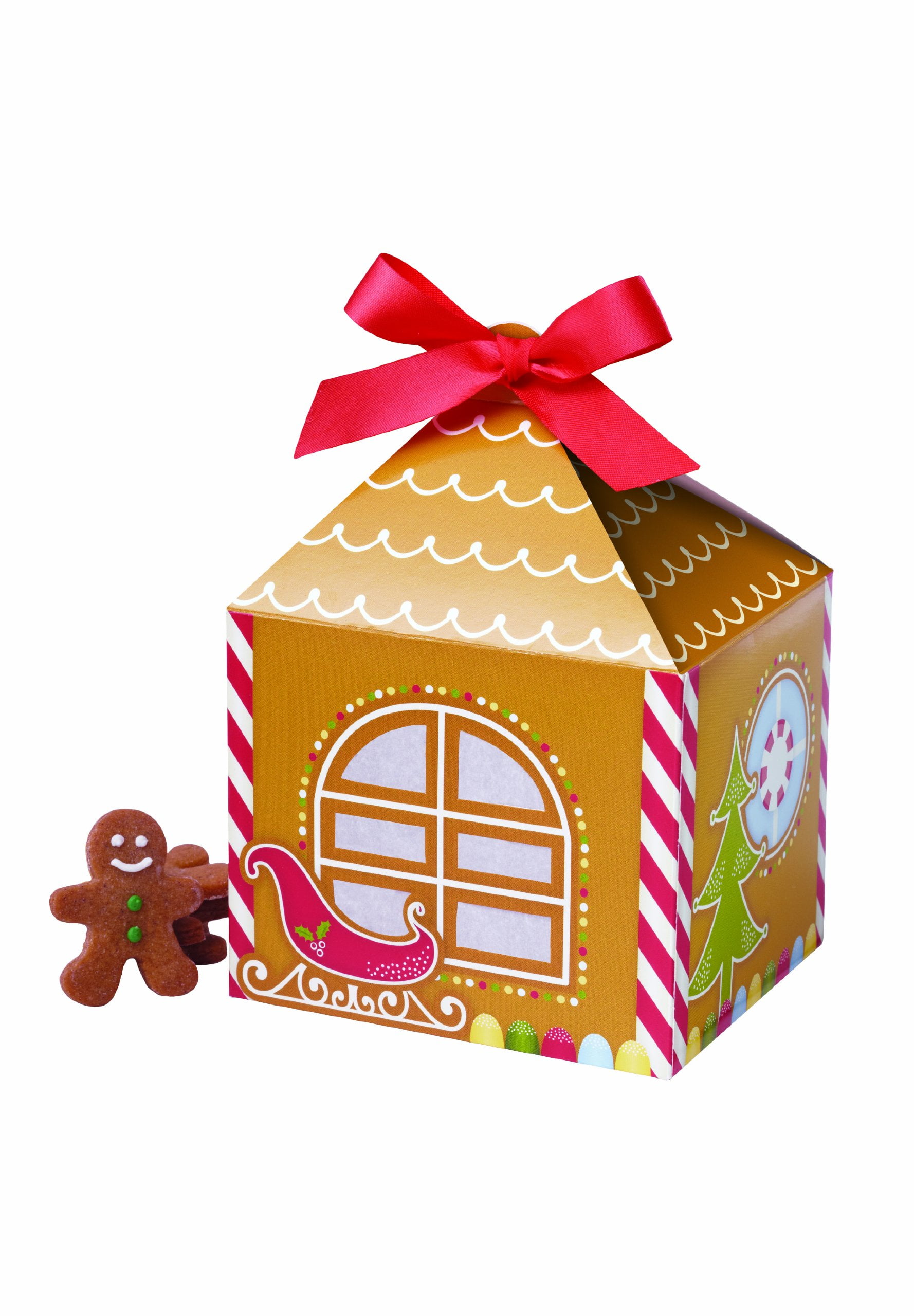 Wilton Holiday Homemade Die cut Gingerbread Box, 4 Count - Walmart.com