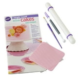 Wilton Fondant Cake Decorating Kit, Book and Tools Set, 6 Projects for ...