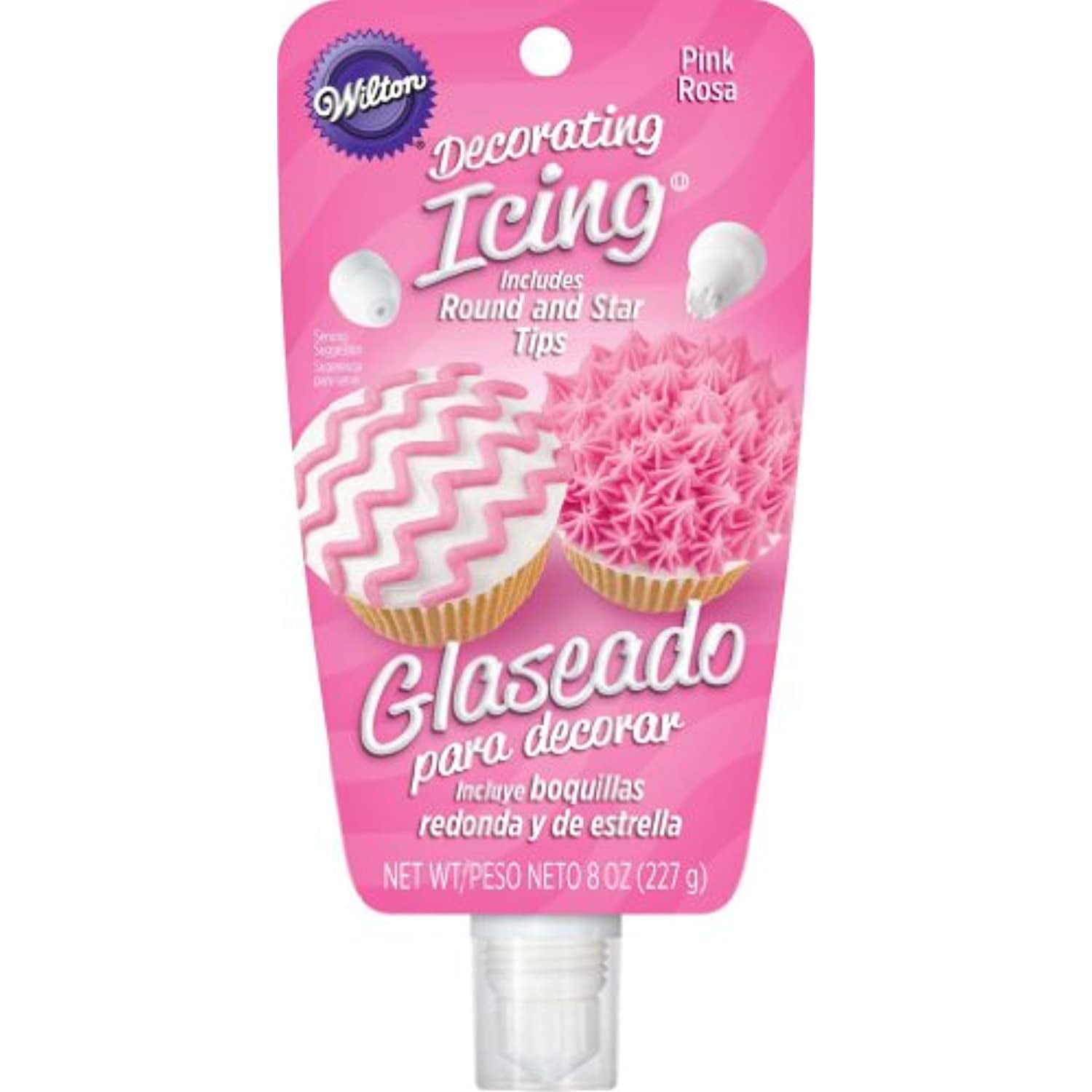 Wilton Icing Pouch With Tips, 8-Ounce, Pink - Walmart.com